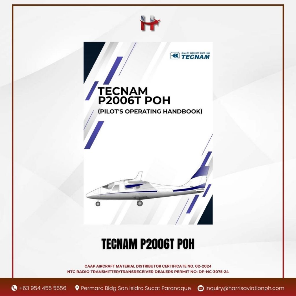 TECNAM P2006T POH (Pilot's Operating Handbook) | Shopee Malaysia