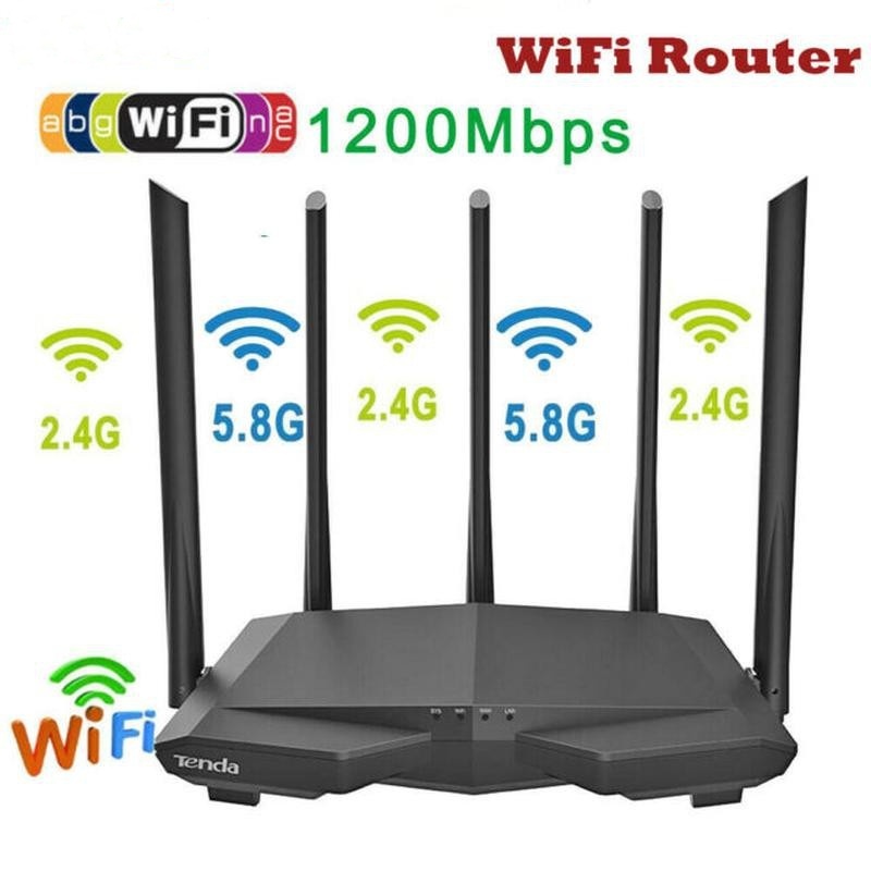 2nd hand AC-7 1200Mbps smart dual band wifi router 2.4G/5.8GHz easy set ...