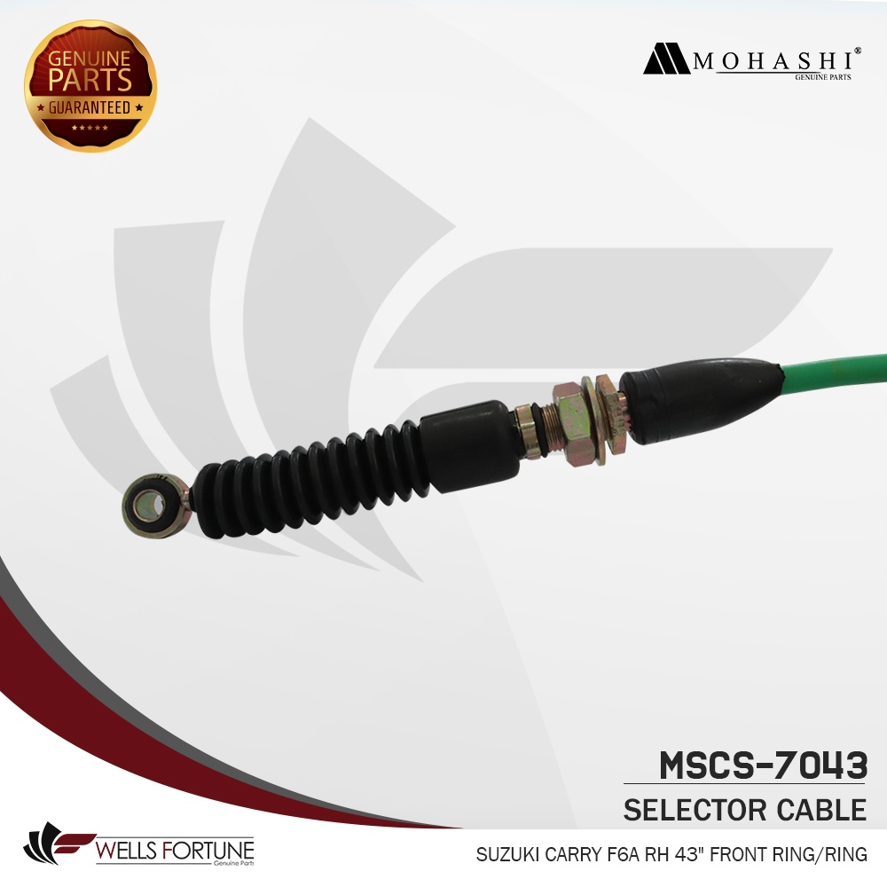 SUZUKI CARRY F6A 28370-85003 43" FRONT RH MOHASHI SELECTOR CABLE WFC ...