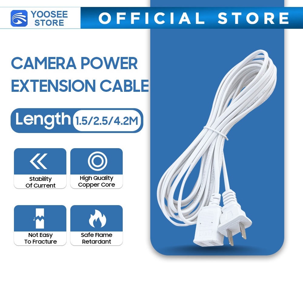 CCTV Extension Cable V380 Pro Yoosee CCTV IP Camera Night Vision Home ...