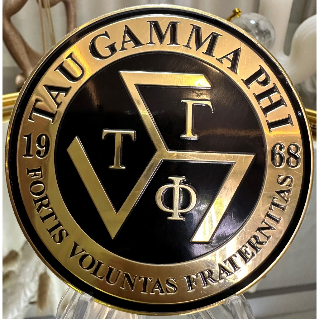 Tau Gamma Phi Bendable Emblem For Motorcycle and Car Non fadable 3.5cm ...