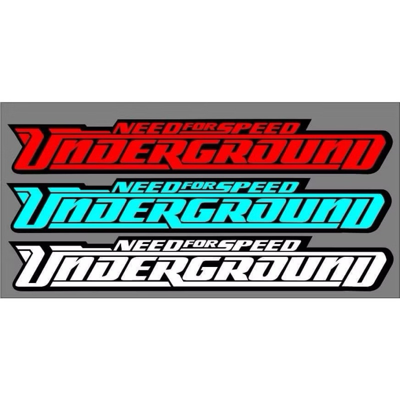 Need For Speed UnderGround Sticker Decals cut out sticker | Shopee Malaysia
