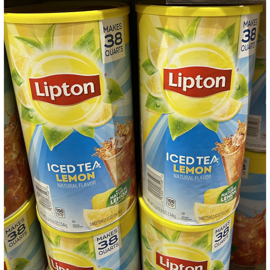 Brand New Sealed Lipton Iced Tea Lemon Natural Flavor Drink Mix 2.83 KG ...