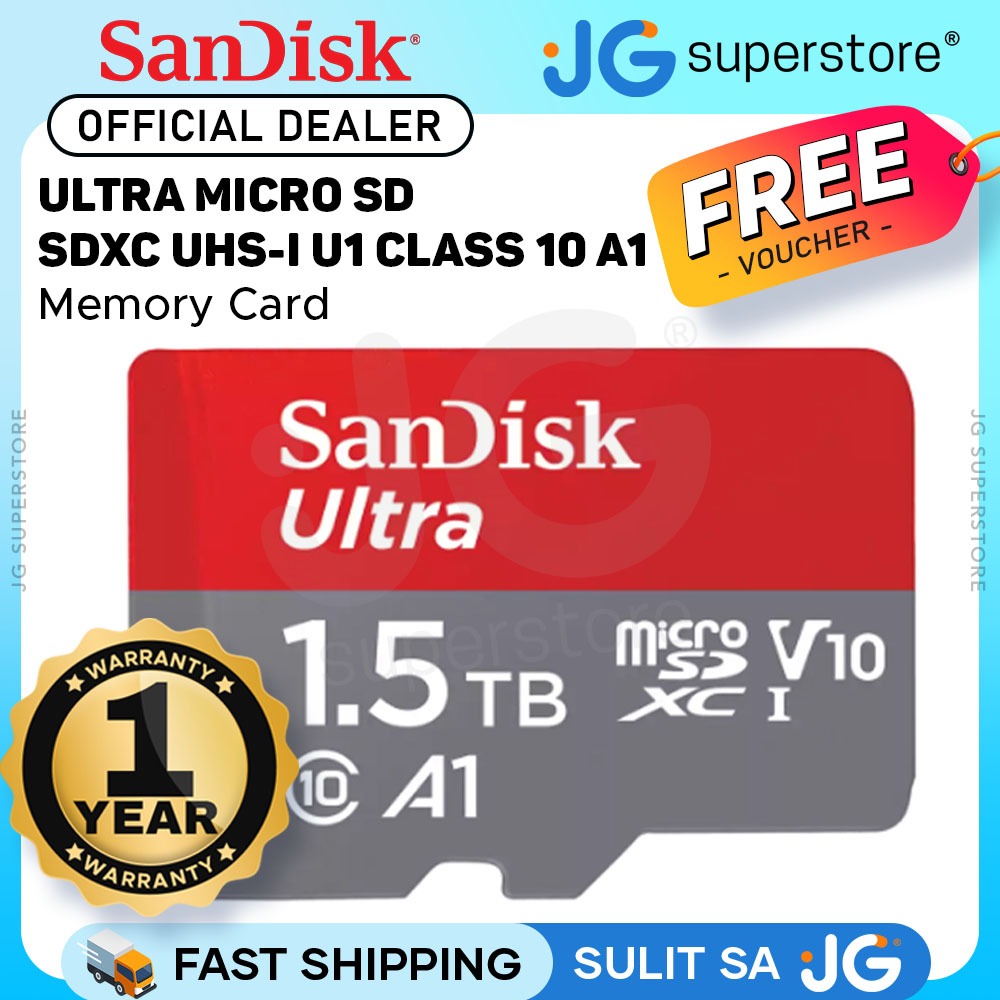 SanDisk Ultra MicroSD SDSQUAC 1.5TB SDXC UHS-I U1 Class 10 A1 Micro SD Memory Card | Shopee Malaysia