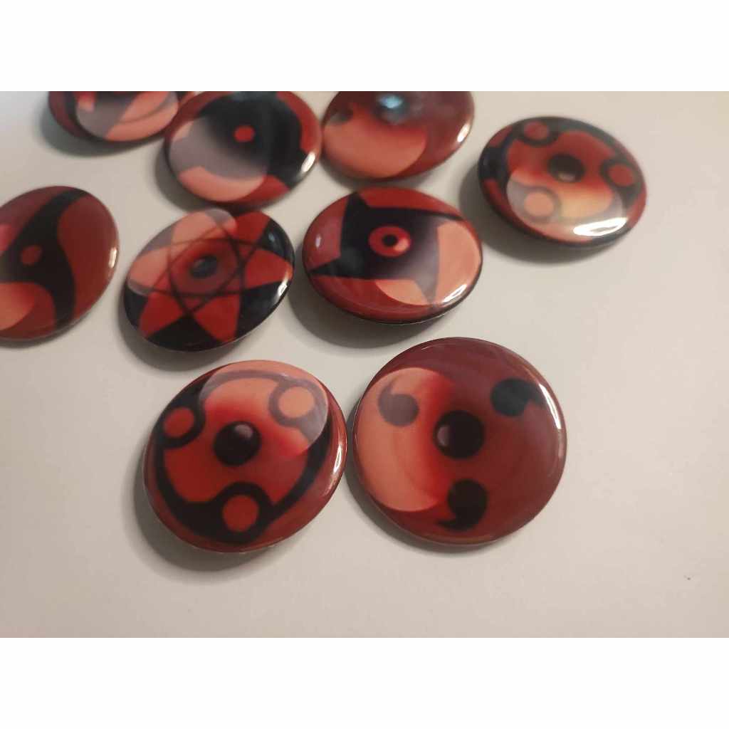 Sharingan Eyes Button Pin - Naruto Merch | Shopee Malaysia