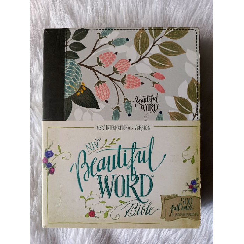 NIV BEAUTIFUL WORD BIBLE (500 full- color Illustrated Verses) | Shopee ...