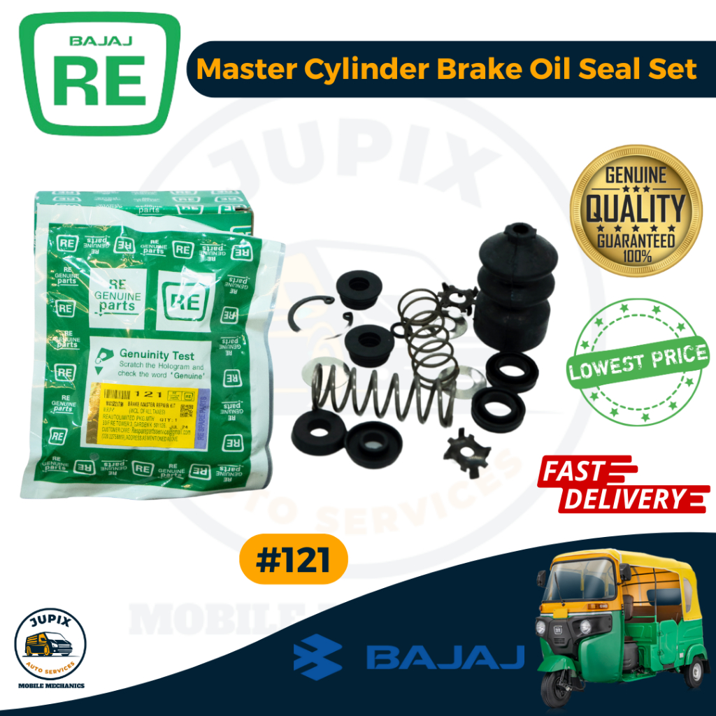 Bajaj RE - Master Cylinder Brake Oil Seal Set [ 121] | Shopee Malaysia