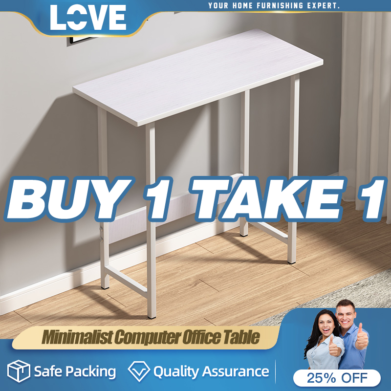 Furniture High Quality Modern Minimalist Computer Desk Solid Wood Study ...