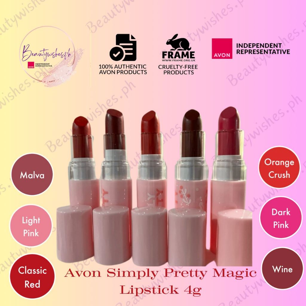 Avon Simply Pretty Matte Lipstick 4g | Shopee Malaysia