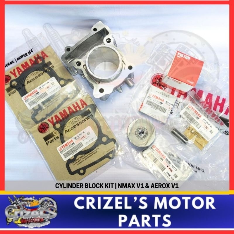 Yamaha Parts Cylinder Block Set for Aerox V1/ Nmax 1/ R15 (2DP-E1311-10 ...