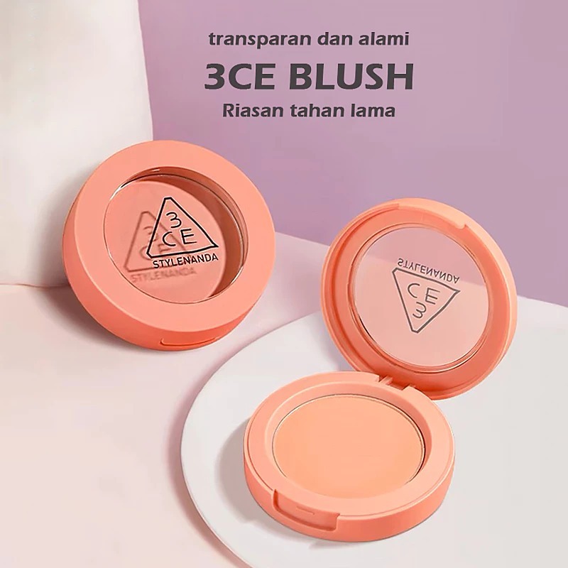 3CE Blush 5.5g | Long-lasting smooth texture and translucent color ...