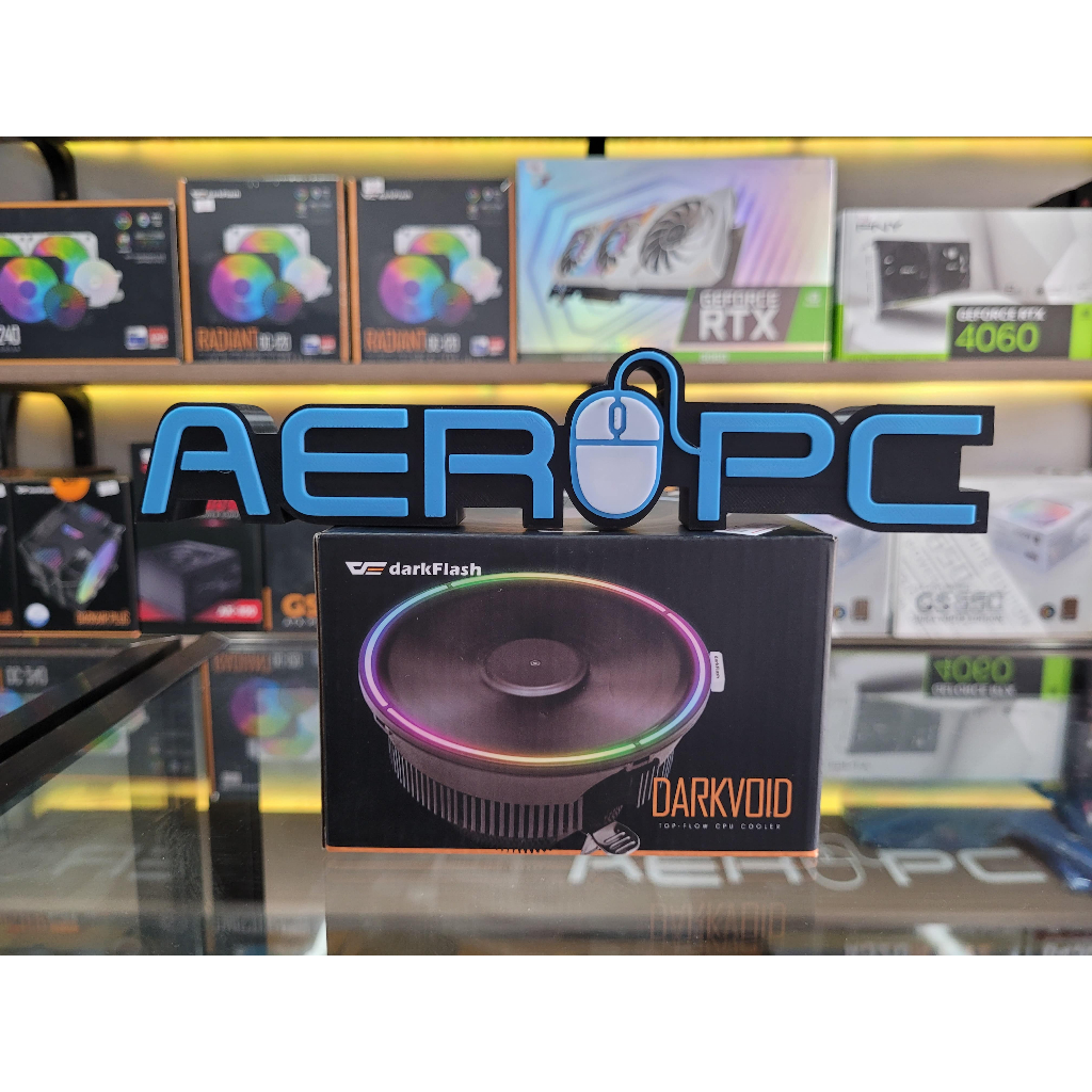 Darkflash Darkvoid CPU Air Cooler RGB | Black | | Shopee Malaysia