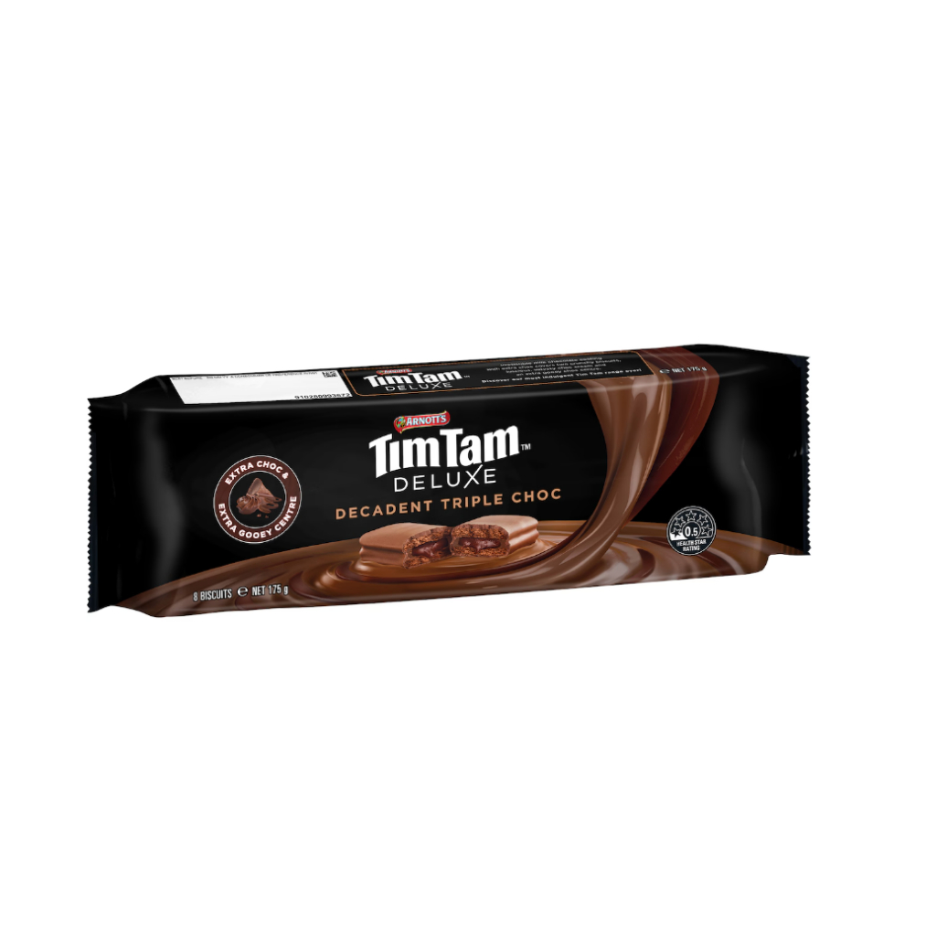 Arnott's Tim Tam Deluxe Decadent Triple Choc Biscuits 175g ( JAN 22 ...