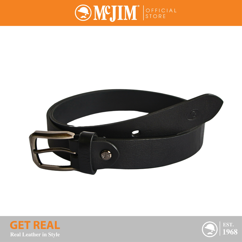 McJim Classic Leather Belt 30mm (Assorted Buckles) | Shopee Malaysia