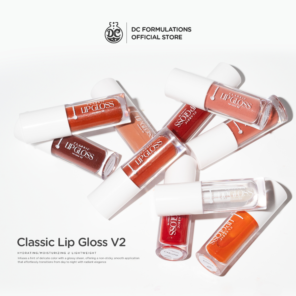 DC Formulations Classic Lip Gloss 6mL [Pink/White Cap] | Shopee Malaysia