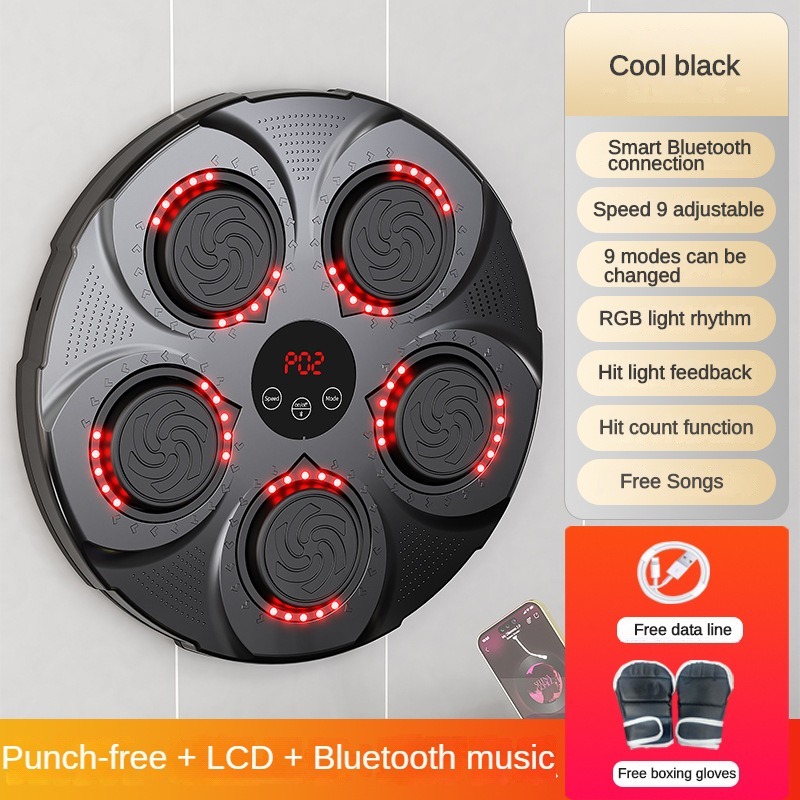 Boxing Training Machine Bluetooth Music Electronic Boxing Target Wall ...