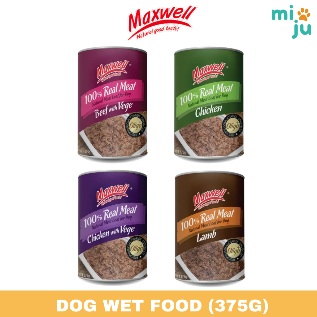 Maxwell Dog Wet Food 375g (Beef With Vege/Chicken/Chicken With Vege ...