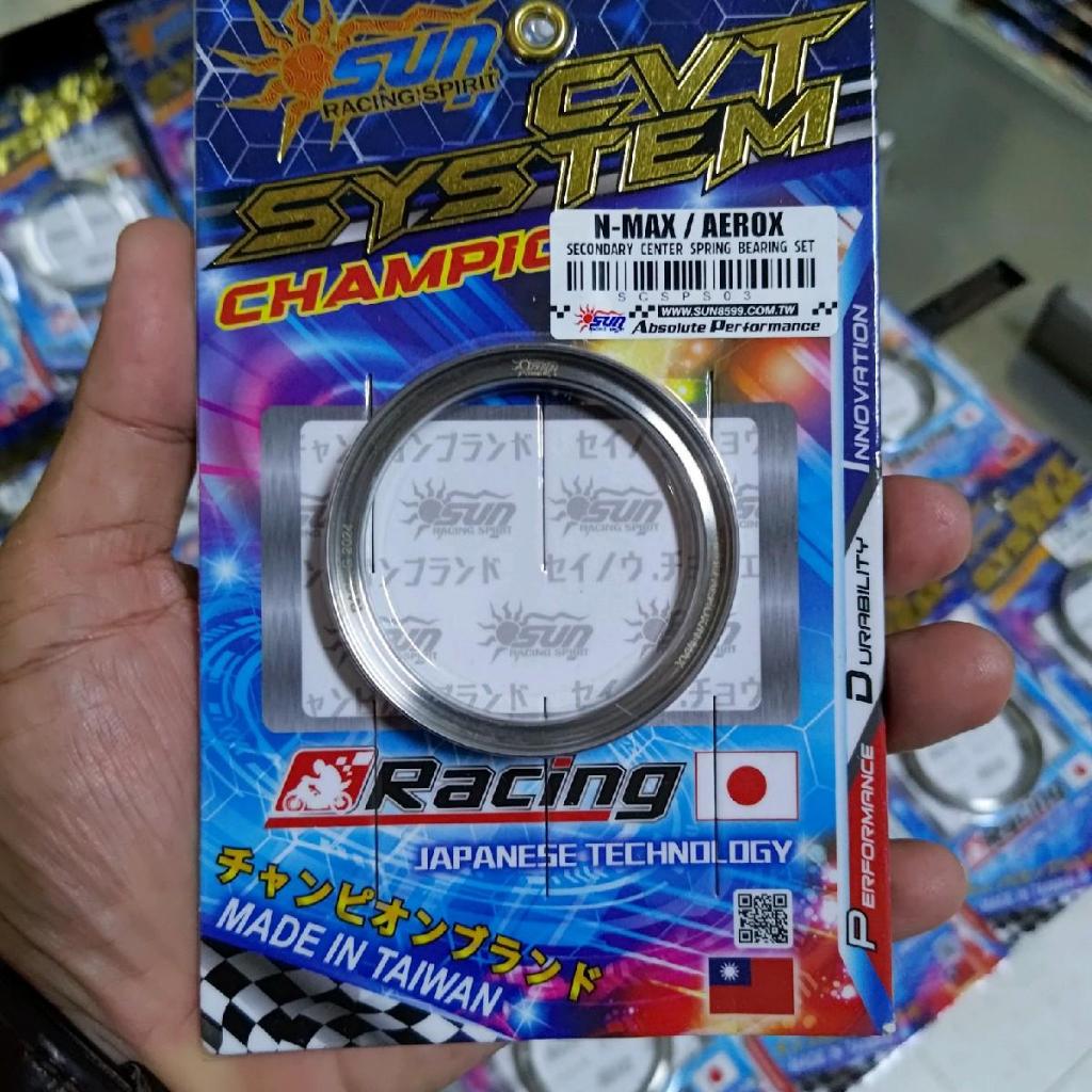 SUN RACING SECONDARY CENTER SPRING BEARING SET FOR NMAX/AEROX MIO ...