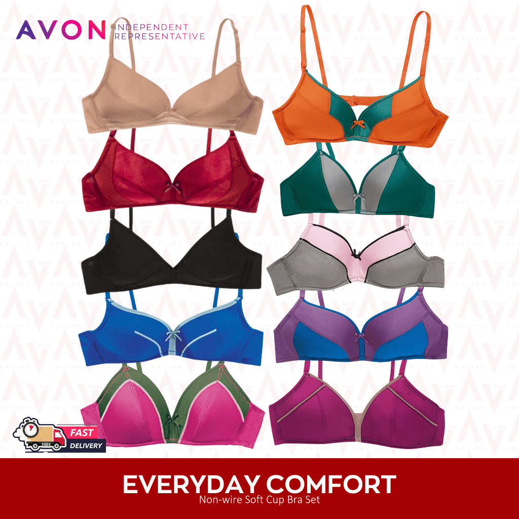 Avon Mae Nonwire Everyday Comfort Soft Cup Bra ( Aya,Trix,Ica,Kas,Kat ...