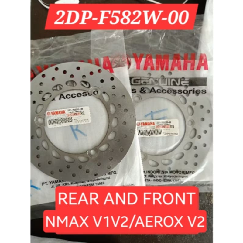 DISC PLATE Rear and Front for YAMAHA NMAX V1V2/AEROX V2 | Shopee Malaysia