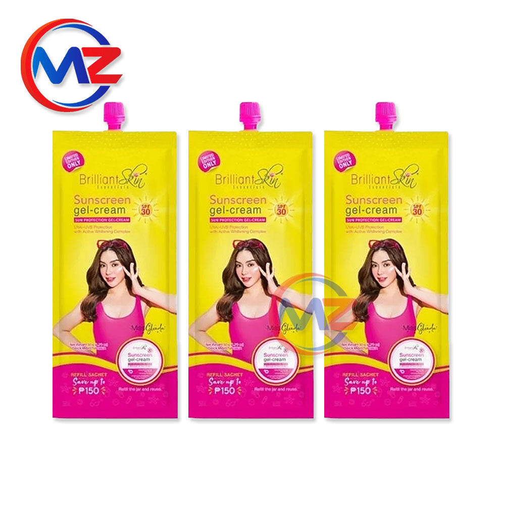 ( SET OF 3 ) Brilliant Skin Essentials Sunscreen-Gel Cream 50g (New ...