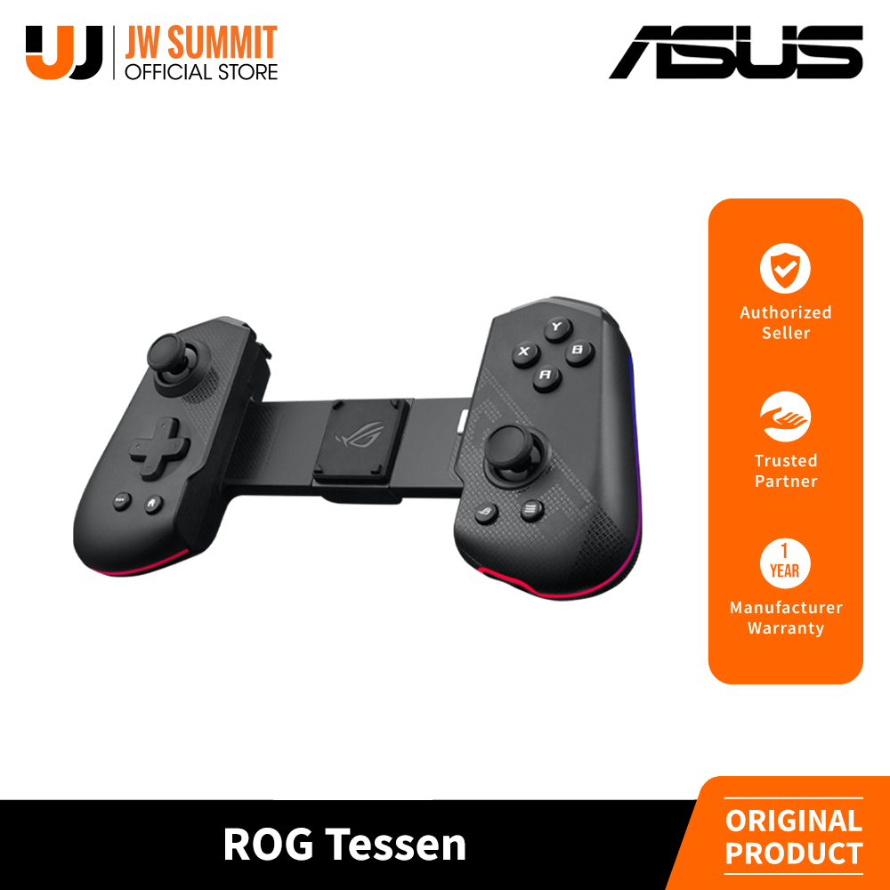 Asus ROG Tessen Aura RGB Unique Foldable Mobile Controller with 18W ...