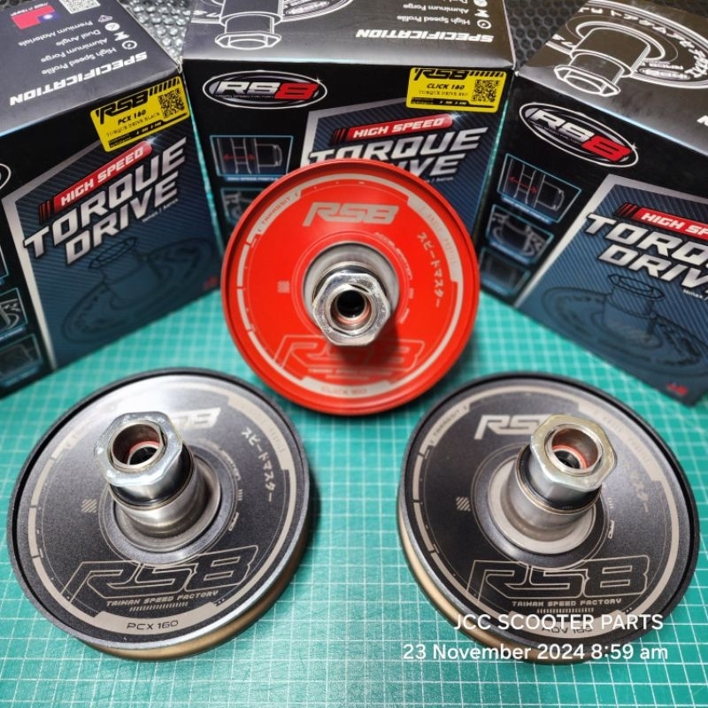 RS8 TORQUE DRIVE ASSEMBLY CLICK 125 / 150 / 160 ADV 160 PCX 160 STEEL ...