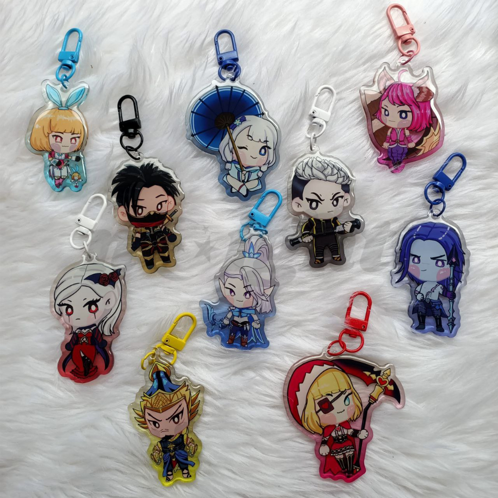 MLBB Mobile Legends Heroes Epoxy Keychains | Shopee Malaysia