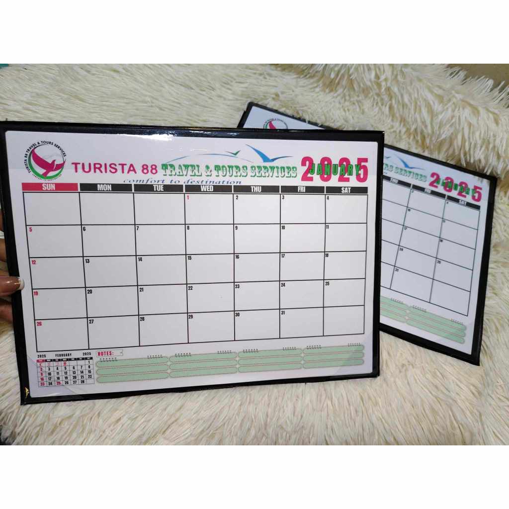 2025 PERSONALIZED DESK/TABLE CALENDAR WITH FREE CALENDAR JACKET (A4 ...