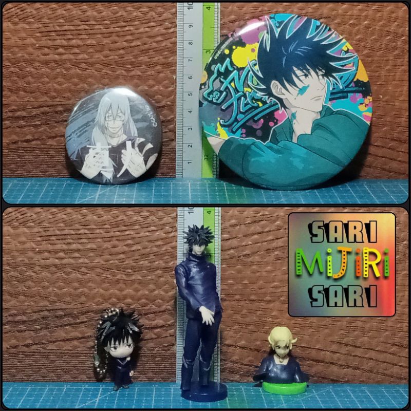 Jujutsu Kaisen pins, gashapon, & Choco Egg Collectibles: Fushiguro ...