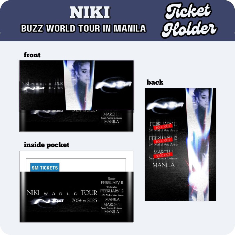 NIKI: Buzz World Tour in Manila TICKET HOLDER | Shopee Malaysia