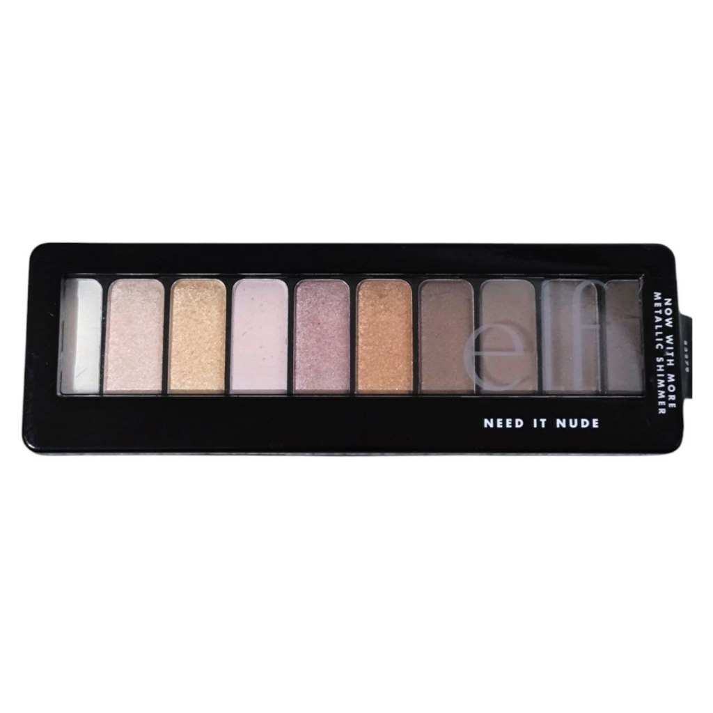 ELF Metallic Shimmer Eyeshadow Palette, Need It Nude 14g | Shopee Malaysia