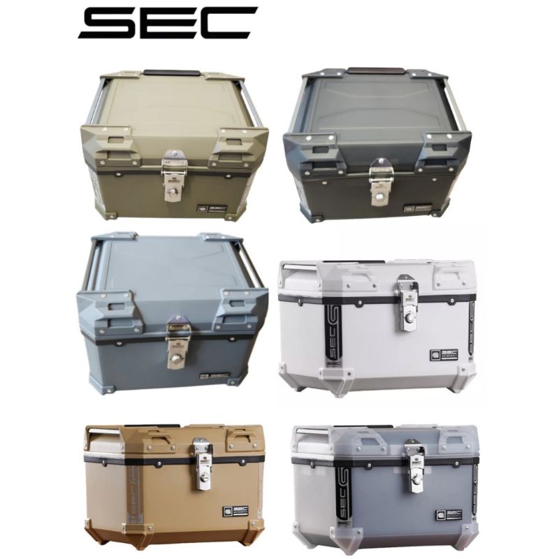 Sec Topbox 45 Liters Top Box for Motorcycle Moto Box - Hexalite Mujibox ...