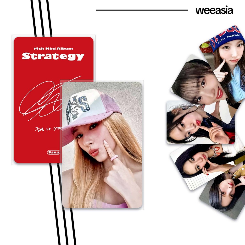 TWICE STRATEGY STEP 1 ALBUM LOMO CARDS PHOTOCARDS with FREEBIES ...
