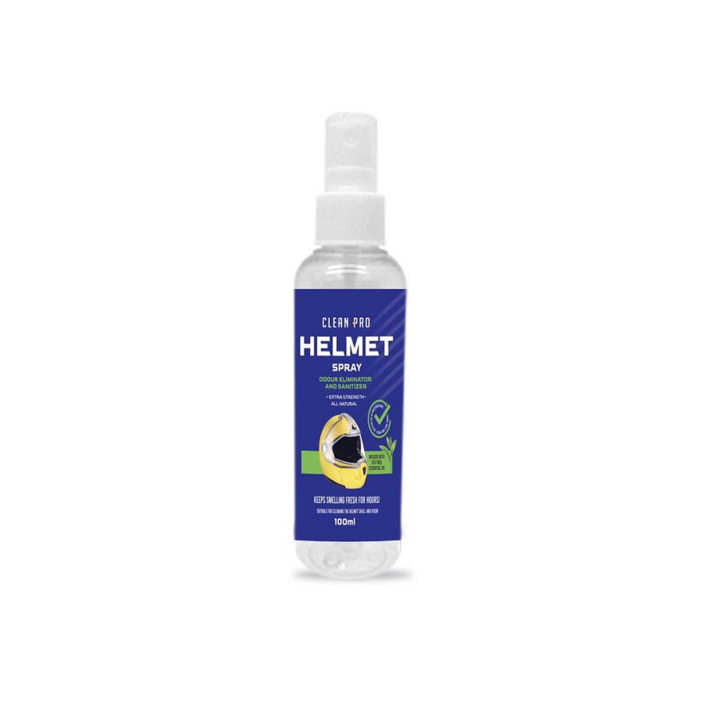 Clean Pro Helmet Spray Odour Eliminator And Sanitizer 100ml | Shopee ...
