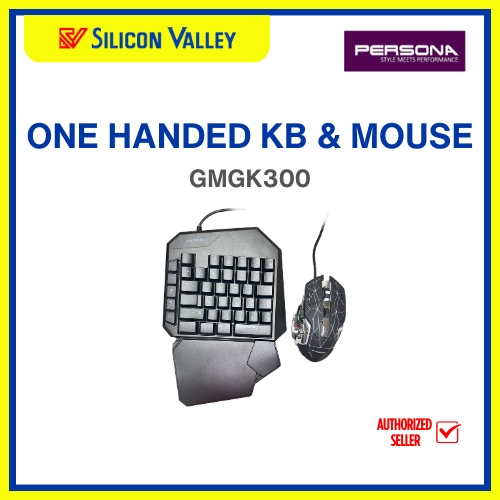 Persona One-handed Keyboard & Mouse GMGK300 |USB 2.0 |40 keys |Cool ...