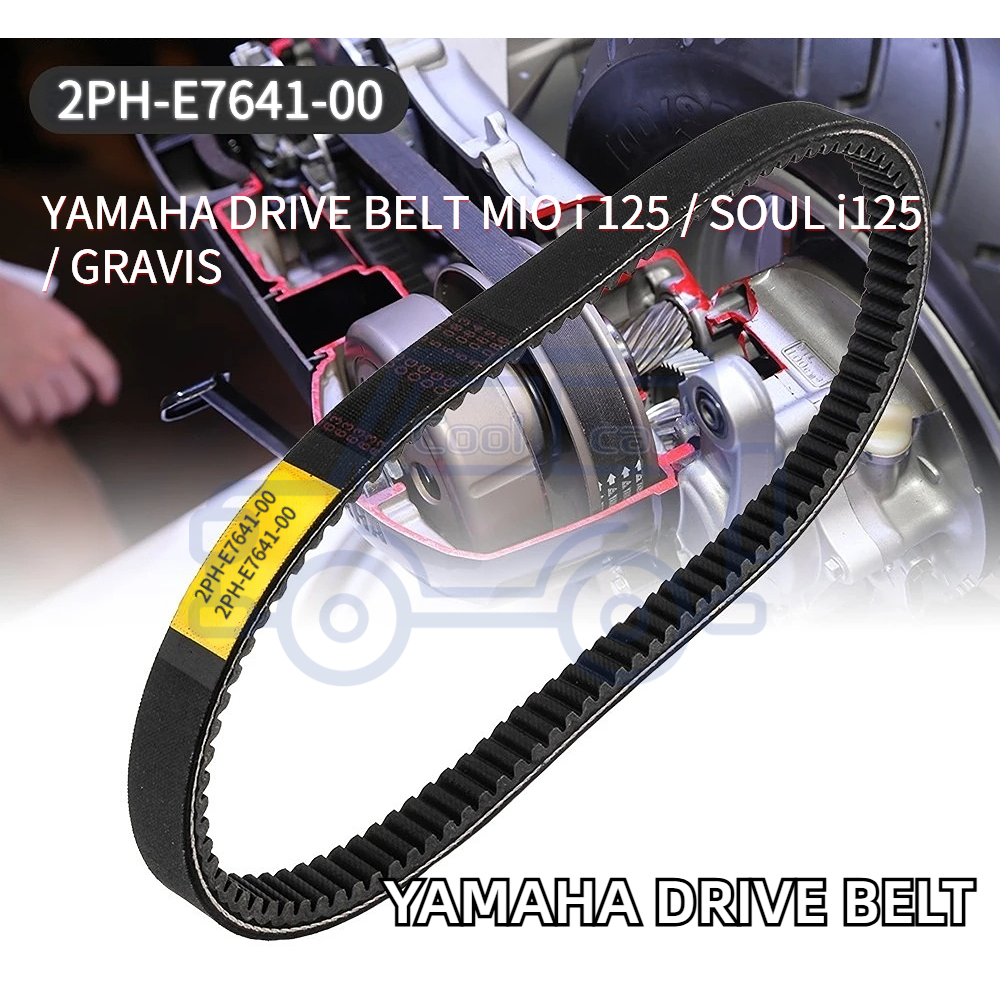 YAMAHA DRIVE BELT MIO i 125 / SOUL i125 / GRAVIS 2PH-E7641-00 | Shopee ...