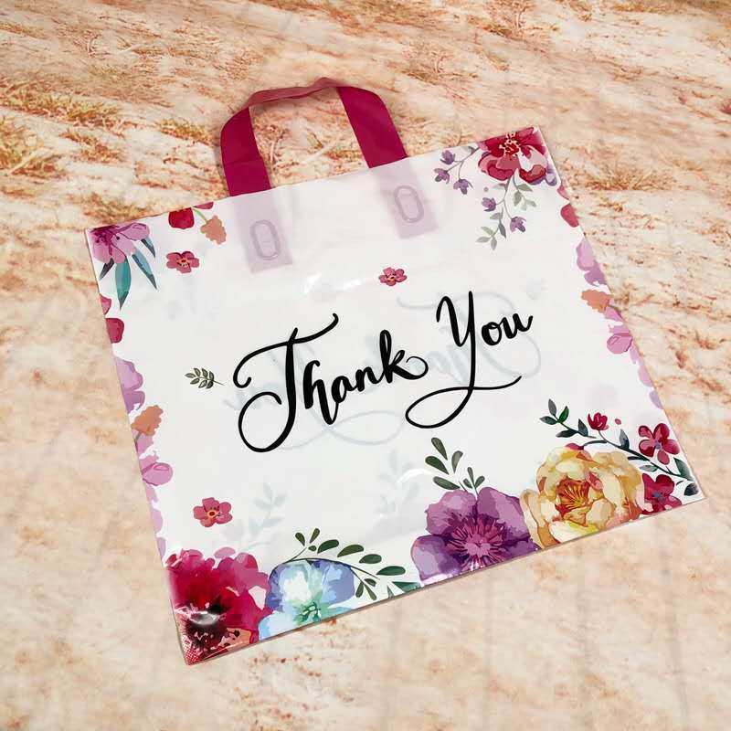 printed plastic bag high quality THANK YOU PLASTIC BAG 50 PCS PER PAK ...