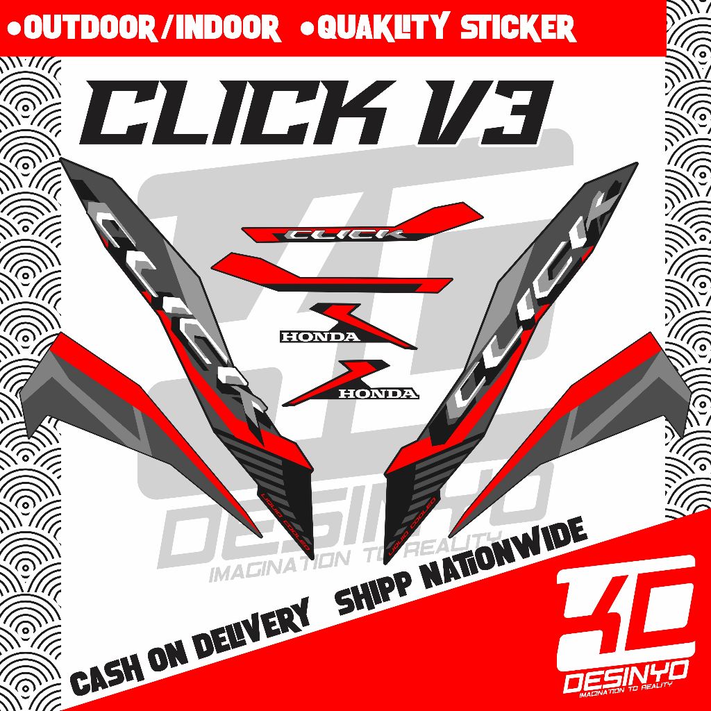 HONDA CLICK 125 V3 STICKER | Shopee Malaysia