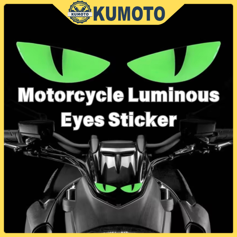 Luminous Eyes Sticker Demon Eyes Reflective Safety Warning Stickers ...