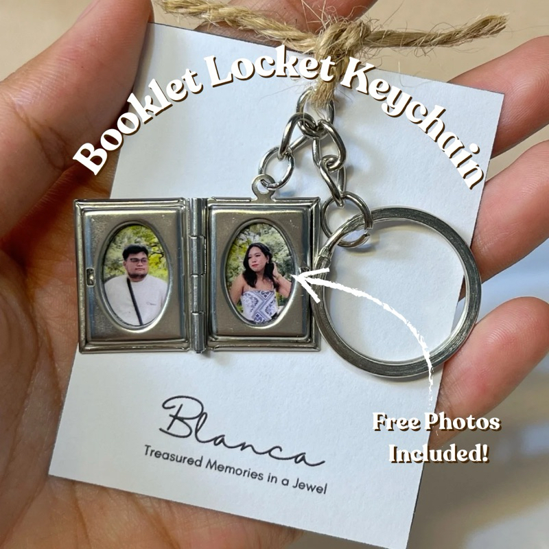 Blanca | Booklet Locket Keychain (Custom with Free Photos) | Shopee ...