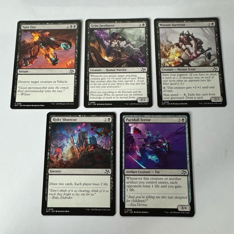 SPIN OUT GRIM JAVELINEER MUTANT SURVEYORPACTDOLL TERROR RISKY SHORTCUT | DFT AETHERDRIFT BLACK ...