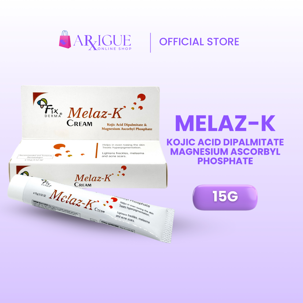 Melaz-K Cream 15g tube by Fixderma - For Freckles, Acne Scars, Melasma ...