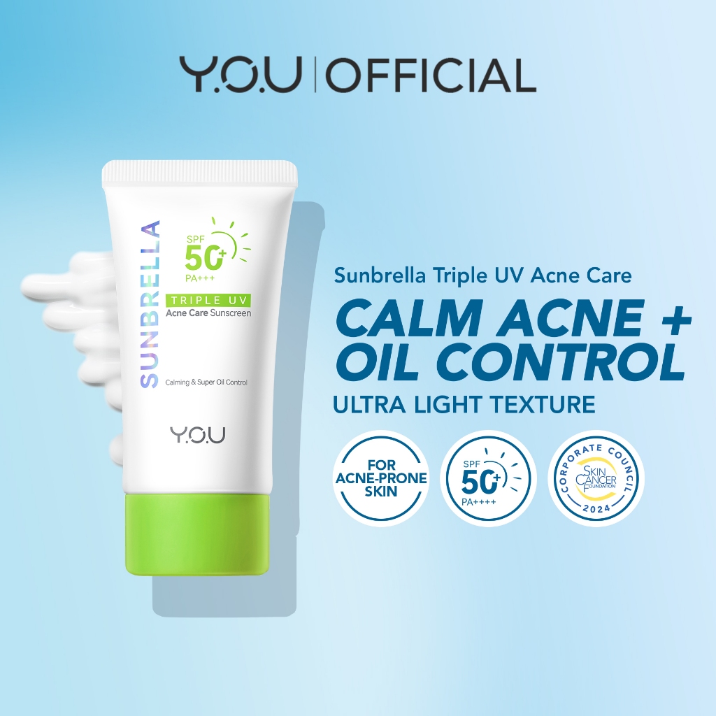 [LIVESTREAM] Y.O.U Sunbrella Triple UV Acne Care Sunscreen SPF50+ PA ...