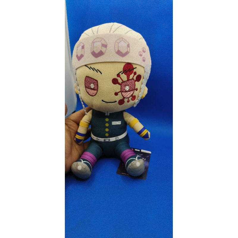 Furyu Kimetsu no yaiba demon slayer tengen uzui plush toy with paper ...