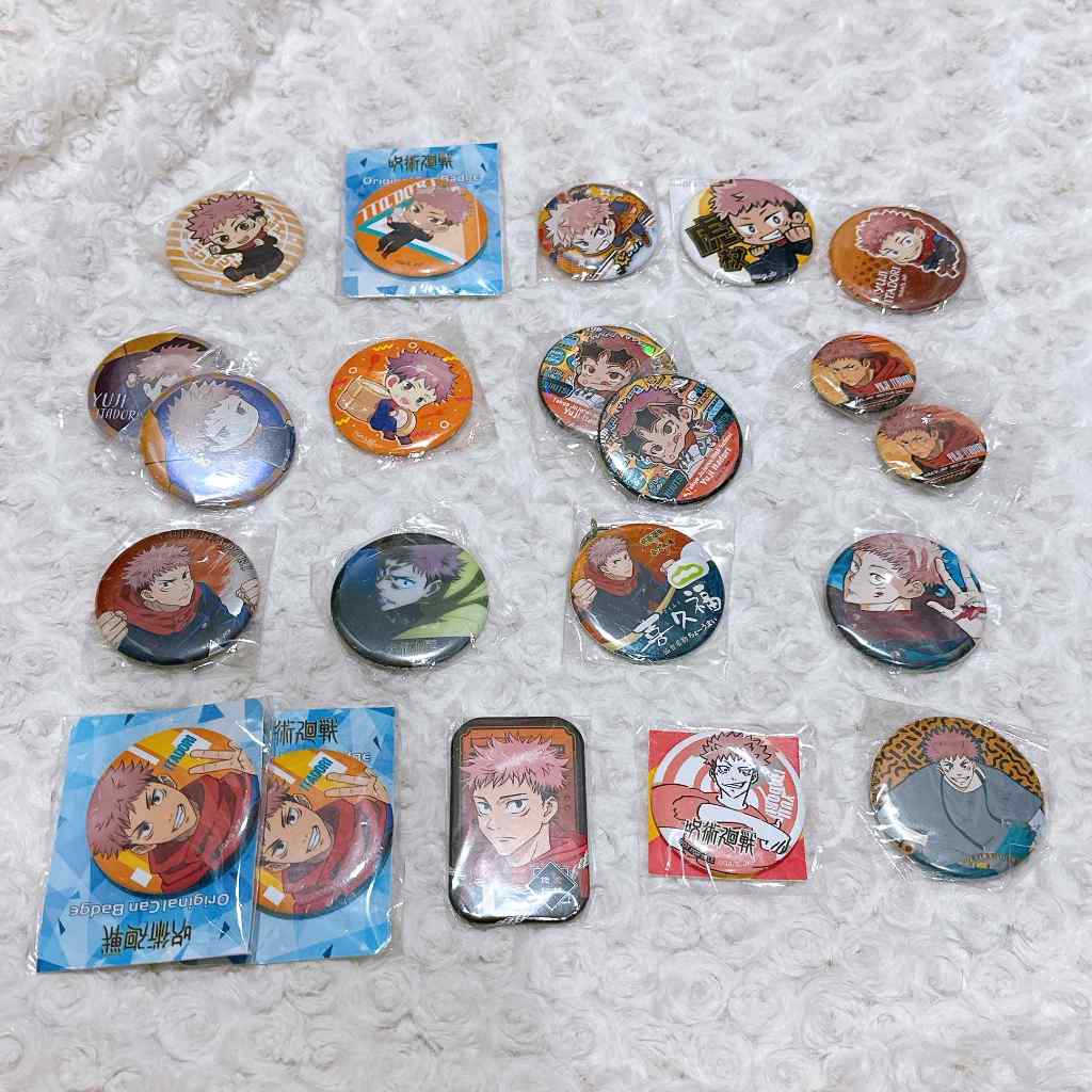 OFFICIAL Jujutsu Kaisen JJK Itadori Yuji Yuuji Merch Can Badge | Shopee ...