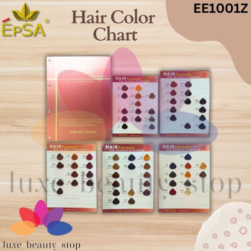 EPSA HAIR COLOR CHART | Shopee Malaysia