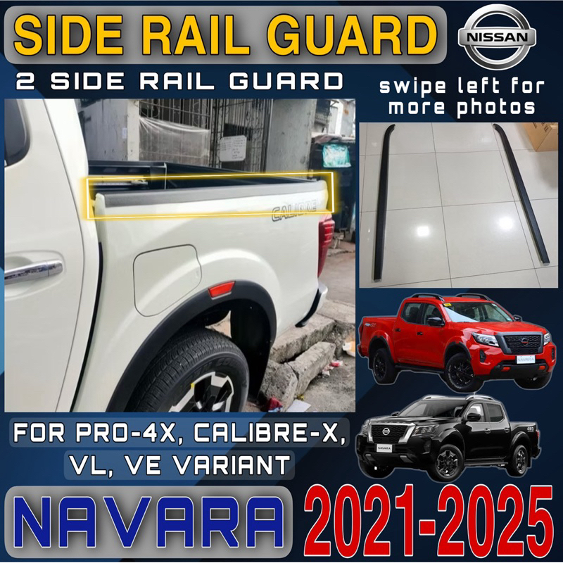Nissan Navara 2021-2025 Side Rail Guard | Shopee Malaysia