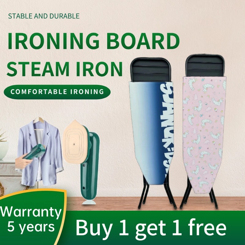 36 inch vertical ironing board heavy-duty foldable steam iron | Shopee ...