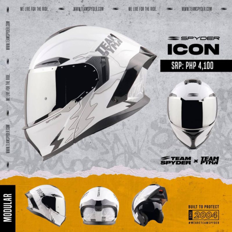 SPYDER ICON X TEAM PAYAMAN MODULAR HELMET | Shopee Malaysia